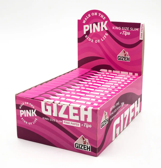 Paper Gizeh Pink King Size Slim - GROWBOX.CH